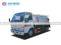 China Isuzu 100P 5m³ Diesel Refueling Truck 5000L Mobile Fuel Tanker for Onsite Delivery for sale