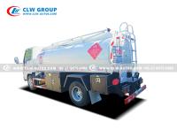 China Isuzu 100P 5m³ Diesel Refueling Truck 5000L Mobile Fuel Tanker for Onsite Delivery for sale