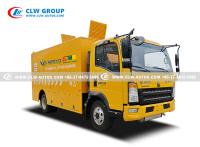 China SINOTRUK HOWO CAFU 6000L Fuel Refueling Truck Dual-Compartment Tank YUNNEI YN4102 116HP Diesel Engine for sale