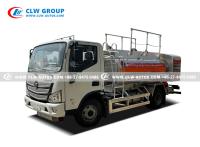 China FOTON AUMARK S 4m³ Aluminum Alloy Dual-System Refueling Truck 4000L Fuel Dispenser for sale