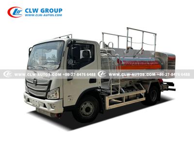 China FOTON AUMARK S 4m³ Aluminum Alloy Dual-System Refueling Truck 4000L Fuel Dispenser for sale