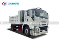 China ISUZU 4x2 FTR Medium Duty Dump Truck 8-12 Cubic Meters 220-280 HP for sale