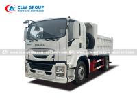 China ISUZU 4x2 FTR Medium Duty Dump Truck 8-12 Cubic Meters 220-280 HP for sale