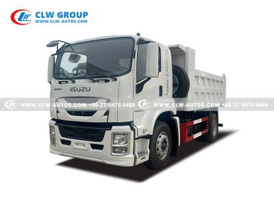 China ISUZU 4x2 FTR Medium Duty Dump Truck 8-12 Cubic Meters 220-280 HP for sale