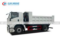 China ISUZU 4x2 FTR Medium Duty Dump Truck 8-12 Cubic Meters 220-280 HP for sale