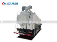 China 4-Axle Bulk Feed Semi Trailer 40-60 m³ Pneumatic Auger Unloading System for sale