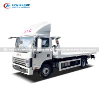 China JAC 4-Ton Flatbed Recovery Truck 3800mm Wheelbase 4mm Steel Bed Euro VI for sale