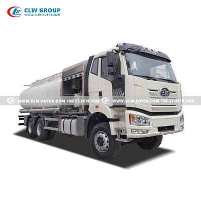 China FAW J6P 6x4 Aircraft Refueling Truck 20 cbm Aviation Kerosene Tanker 350 HP for sale