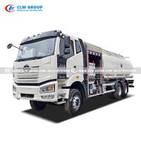China FAW J6P 6x4 Aircraft Refueling Truck 20 cbm Aviation Kerosene Tanker 350 HP for sale