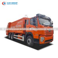 China FAW JK6 20CBM Garbage Compactor Truck 260HP Rear-Loading Compression System Waste Collection for sale
