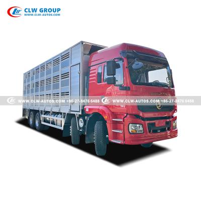 China 8x4 SHACMAN H3000 Livestock Transport Truck 380HP Insulated Multi-Level Loading for sale