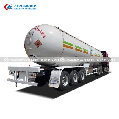 China 61.9 CBM LPG Gas Tanker Trailer Q345R Steel 1.61 MPa Working Pressure for sale