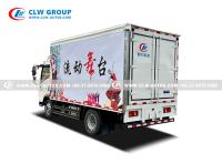 China Mobile LED Stage Truck 4200x2200x2300mm Body 7400mm Deployed Stage Full Hydraulic Operation for sale