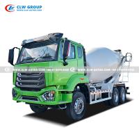 China SINOTRUK HOWO 12 Cubic Meter Concrete Mixer Truck Q345 Manganese Steel Drum 371HP for sale