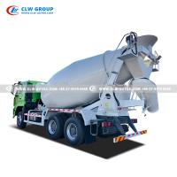 China SINOTRUK HOWO 12 Cubic Meter Concrete Mixer Truck Q345 Manganese Steel Drum 371HP for sale