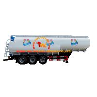 China Triple-Axis Bulk Feed Semi-Trailer 5 Compartments Dual-Power Drive 9m Discharge Auger for sale