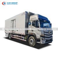 China FOTON 10 Ton Refrigerated Box Truck Auman Chassis Cold Chain Delivery Van with Precision Temperature Control for sale
