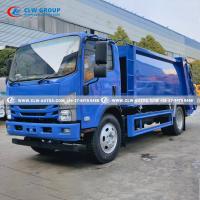 China Isuzu KV600 9 Cubic Meter 132HP Garbage Compactor Truck 3815mm Wheelbase for sale