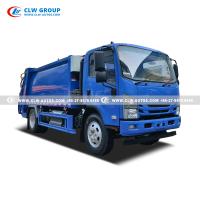 China Isuzu KV600 9 Cubic Meter 132HP Garbage Compactor Truck 3815mm Wheelbase for sale