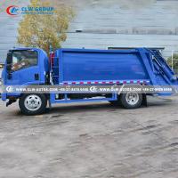 China Isuzu KV600 9 Cubic Meter 132HP Garbage Compactor Truck 3815mm Wheelbase for sale