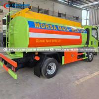 China HOWO 4x2 6000L Diesel Fuel Bowser Truck 120hp Chaochai Engine 5mm Carbon Steel Tank for sale