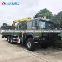 China Sinotruk 6x6 All-Wheel Drive Wrecker Tow Truck with XCMG 8-ton Crane and Heavy-Duty Flatbed for sale