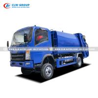 China Sinotruk Howo 4x4 8m³ High-Compaction Garbage Compactor Truck Leak-Proof Sealing All-Terrain Chassis for sale
