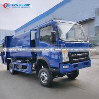 China Sinotruk Howo 4x4 8m³ High-Compaction Garbage Compactor Truck Leak-Proof Sealing All-Terrain Chassis for sale