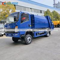 China Sinotruk Howo 4x4 8m³ High-Compaction Garbage Compactor Truck Leak-Proof Sealing All-Terrain Chassis for sale