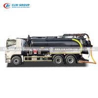 China ISUZU 380HP 6x4 Combo Sewer Cleaning Truck 180 Mpa Jetting 10CBM Vacuum for sale