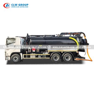 China ISUZU 380HP 6x4 Combo Sewer Cleaning Truck 180 Mpa Jetting 10CBM Vacuum for sale