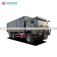 China Sinotruk HOWO 6x6 All-Wheel Drive Troop Carrier Truck 371HP Diesel 30 Personnel Transport for sale