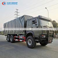 China Sinotruk HOWO 6x6 All-Wheel Drive Troop Carrier Truck 371HP Diesel 30 Personnel Transport for sale
