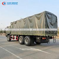 China Sinotruk HOWO 6x6 All-Wheel Drive Troop Carrier Truck 371HP Diesel 30 Personnel Transport for sale