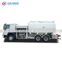 China SINOTRUK HOWO 20000L Aviation Refueling Truck 5182 Aluminum Tank 1200L/min Flow Rate for sale