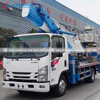 China Isuzu KV100 30m Aerial Work Truck 6-Section Polygonal Boom 200kg Platform Capacity for sale