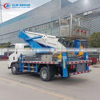 China Isuzu KV100 30m Aerial Work Truck 6-Section Polygonal Boom 200kg Platform Capacity for sale
