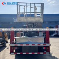 China ISUZU KV600 30m Aerial Work Platform Truck 7-Section Telescopic Boom 360 Rotation 130HP for sale