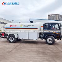 China FAW 10m³ LPG Bobtail Refueling Truck Right-Hand Drive Q345R Steel Tank for Africa for sale