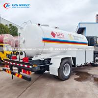 China FAW 10m³ LPG Bobtail Refueling Truck Right-Hand Drive Q345R Steel Tank for Africa for sale