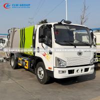 China FAW J6F 6m³ Garbage Compactor Truck Anti-Leakage Sealing 130HP Waste Management for sale