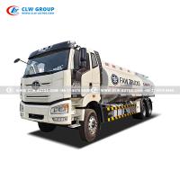 China FAW J6P 24m³ 7-Compartment ADR Fuel Tanker 6x4 for Multi-Fuel Delivery for sale