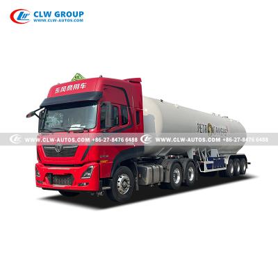 China 25 Ton LPG Tank Trailer Q345R Steel Tri-Axle 49.6cbm Capacity Semi Trailer for sale
