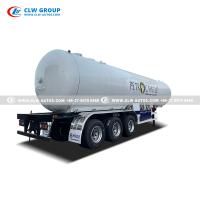 China 25 Ton LPG Tank Trailer Q345R Steel Tri-Axle 49.6cbm Capacity Semi Trailer for sale