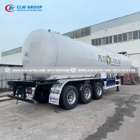 China 25 Ton LPG Tank Trailer Q345R Steel Tri-Axle 49.6cbm Capacity Semi Trailer for sale