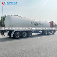 China 25 Ton LPG Tank Trailer Q345R Steel Tri-Axle 49.6cbm Capacity Semi Trailer for sale
