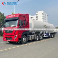 China 25 Ton LPG Tank Trailer Q345R Steel Tri-Axle 49.6cbm Capacity Semi Trailer for sale