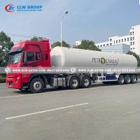 China 25 Ton LPG Tank Trailer Q345R Steel Tri-Axle 49.6cbm Capacity Semi Trailer for sale