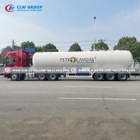 China 25 Ton LPG Tank Trailer Q345R Steel Tri-Axle 49.6cbm Capacity Semi Trailer for sale