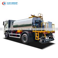 China FAW J6L 10CBM Asphalt Distributor Truck with Computer-Controlled Spray and RIELLO Burner for sale